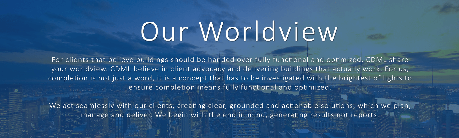 Welcome to CDML! - CDML Consulting Ltd